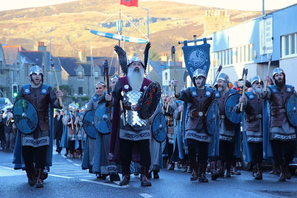 A historic Up Helly Aa in Lerwick as women join the jarl squad - The ...