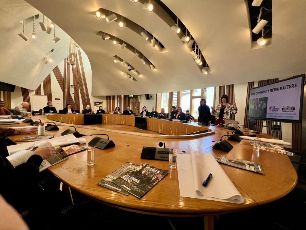 Community media sector highlights need for greater support at Holyrood ...